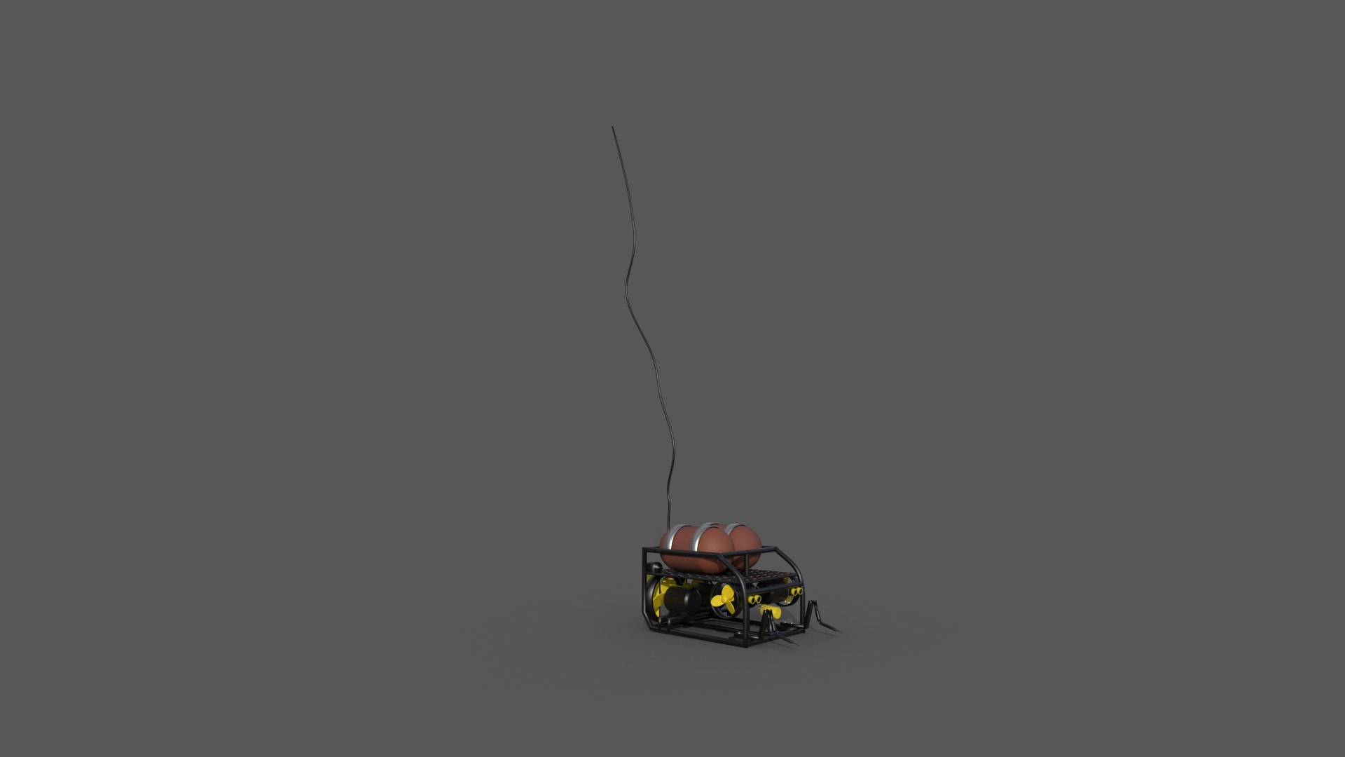 3D Underwater ROV Model - TurboSquid 2077293