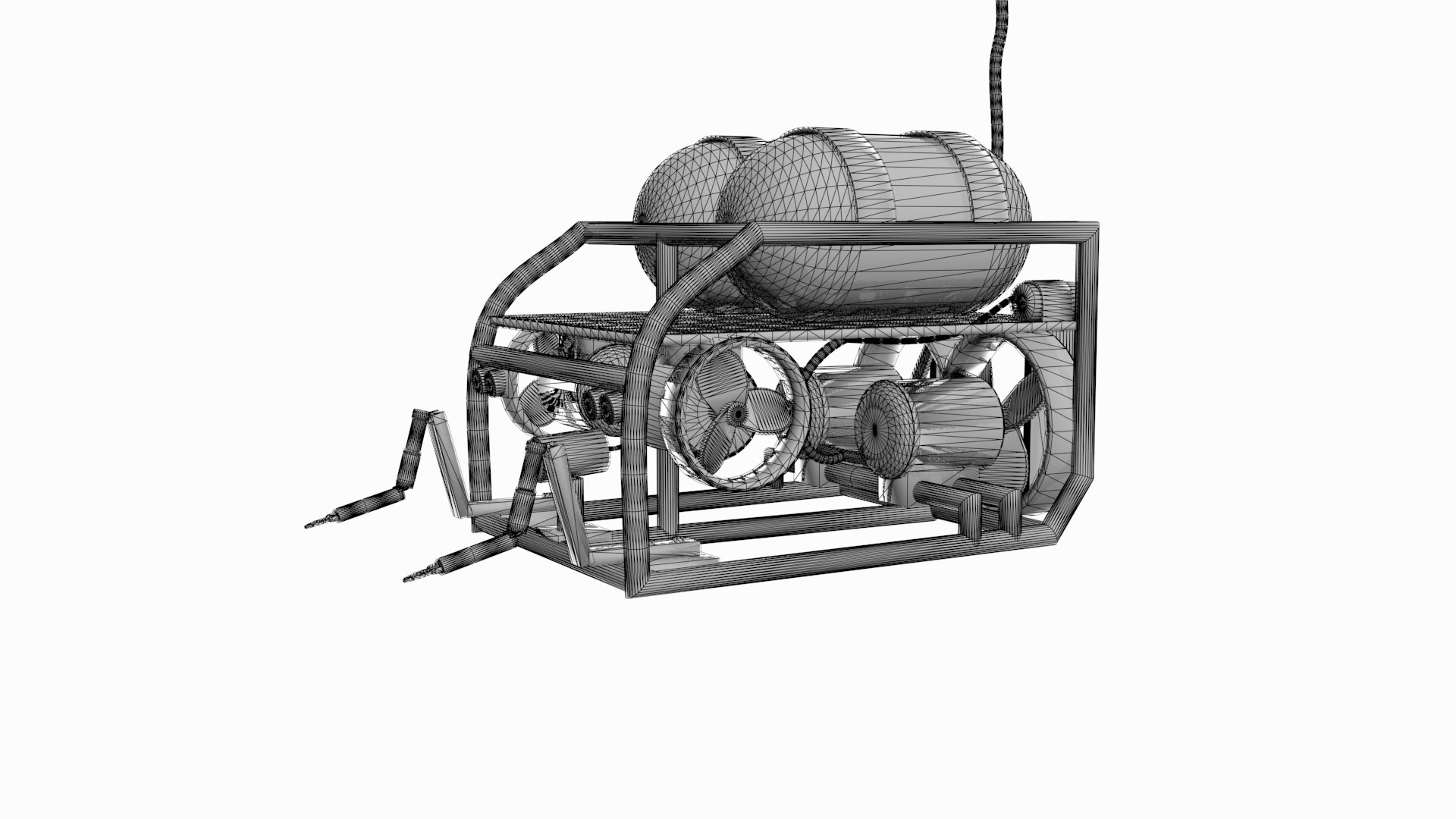 3D Underwater ROV Model - TurboSquid 2077293