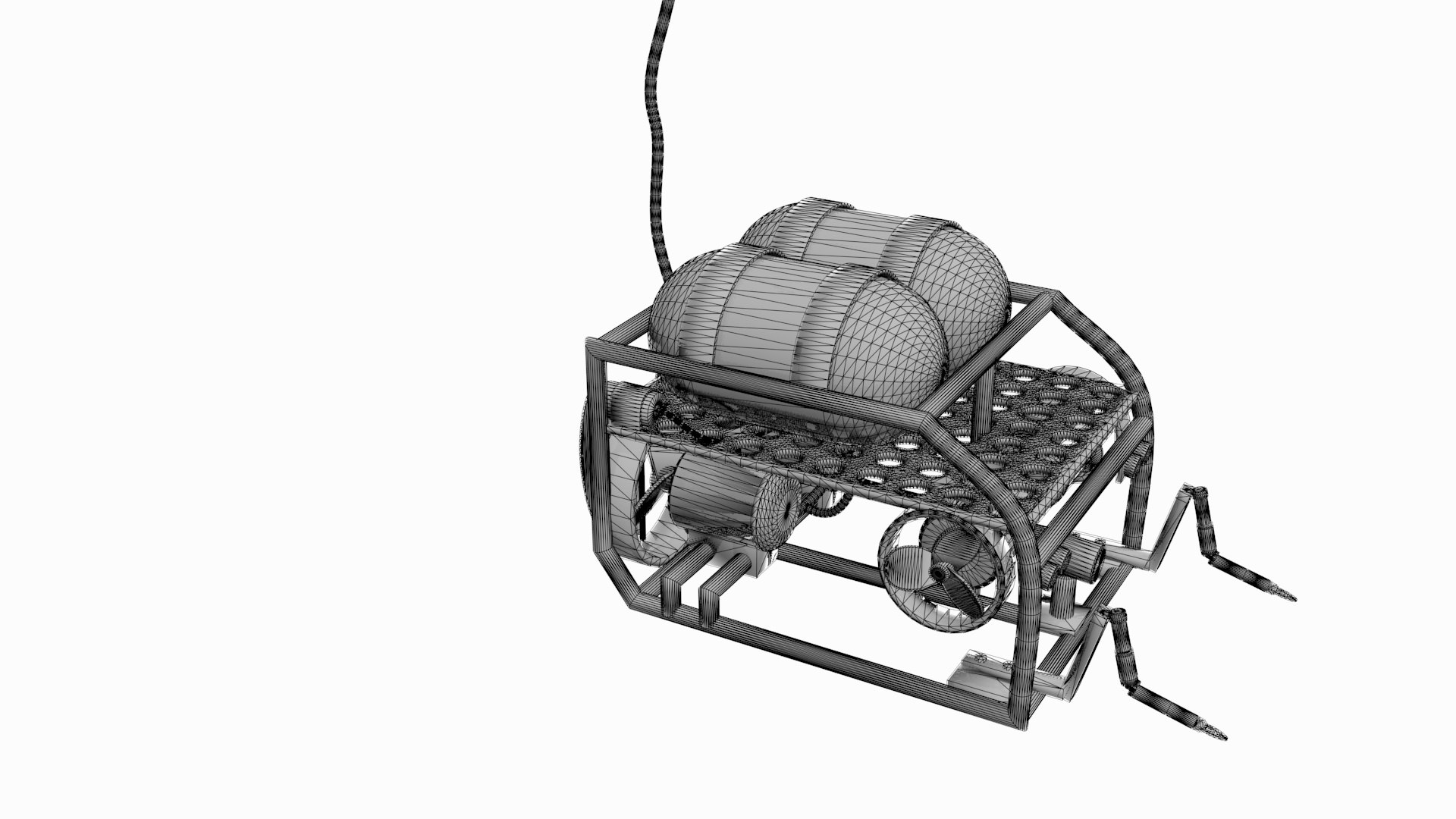 3D Underwater ROV Model - TurboSquid 2077293