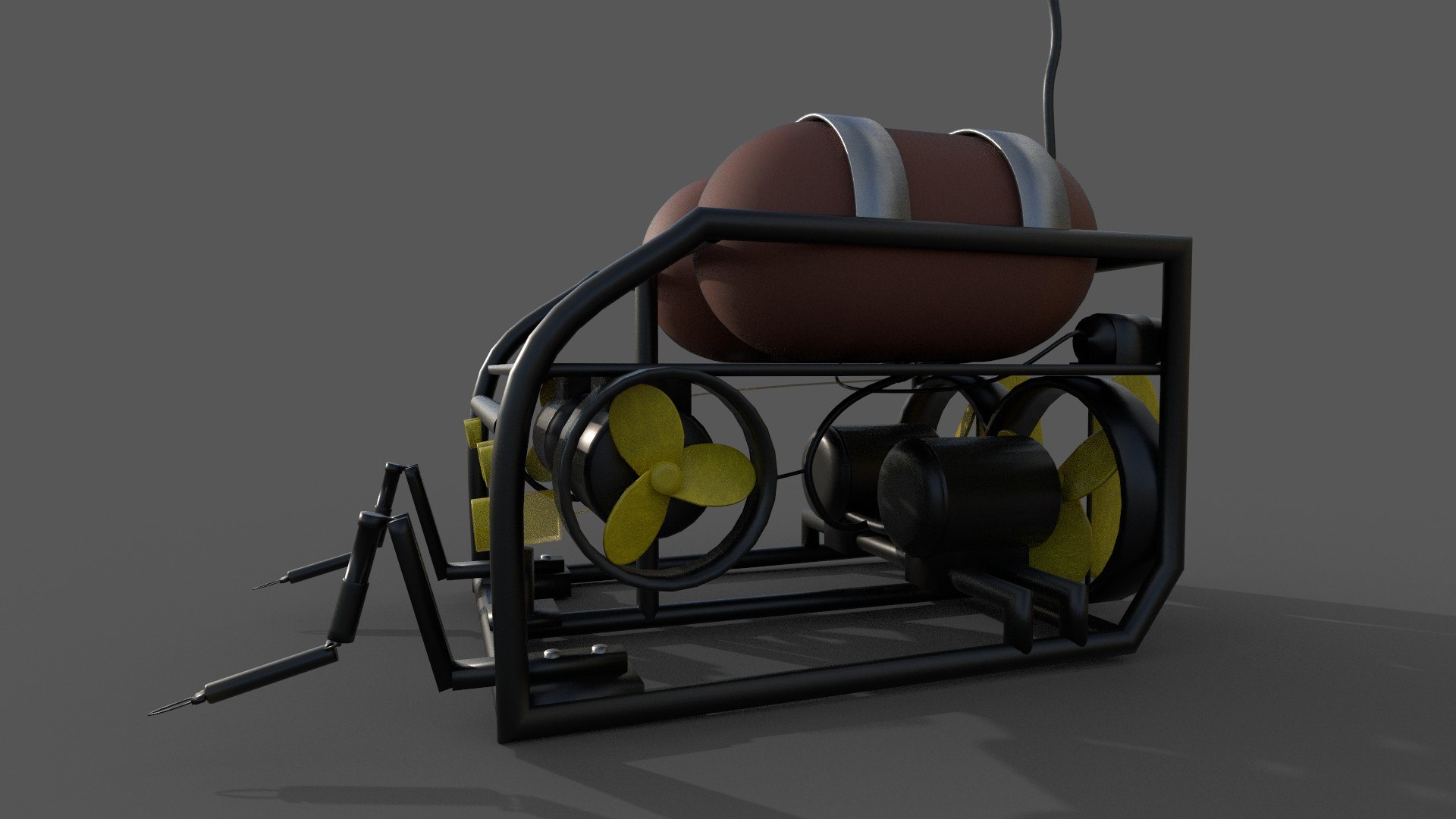 3D Underwater ROV Model - TurboSquid 2077293