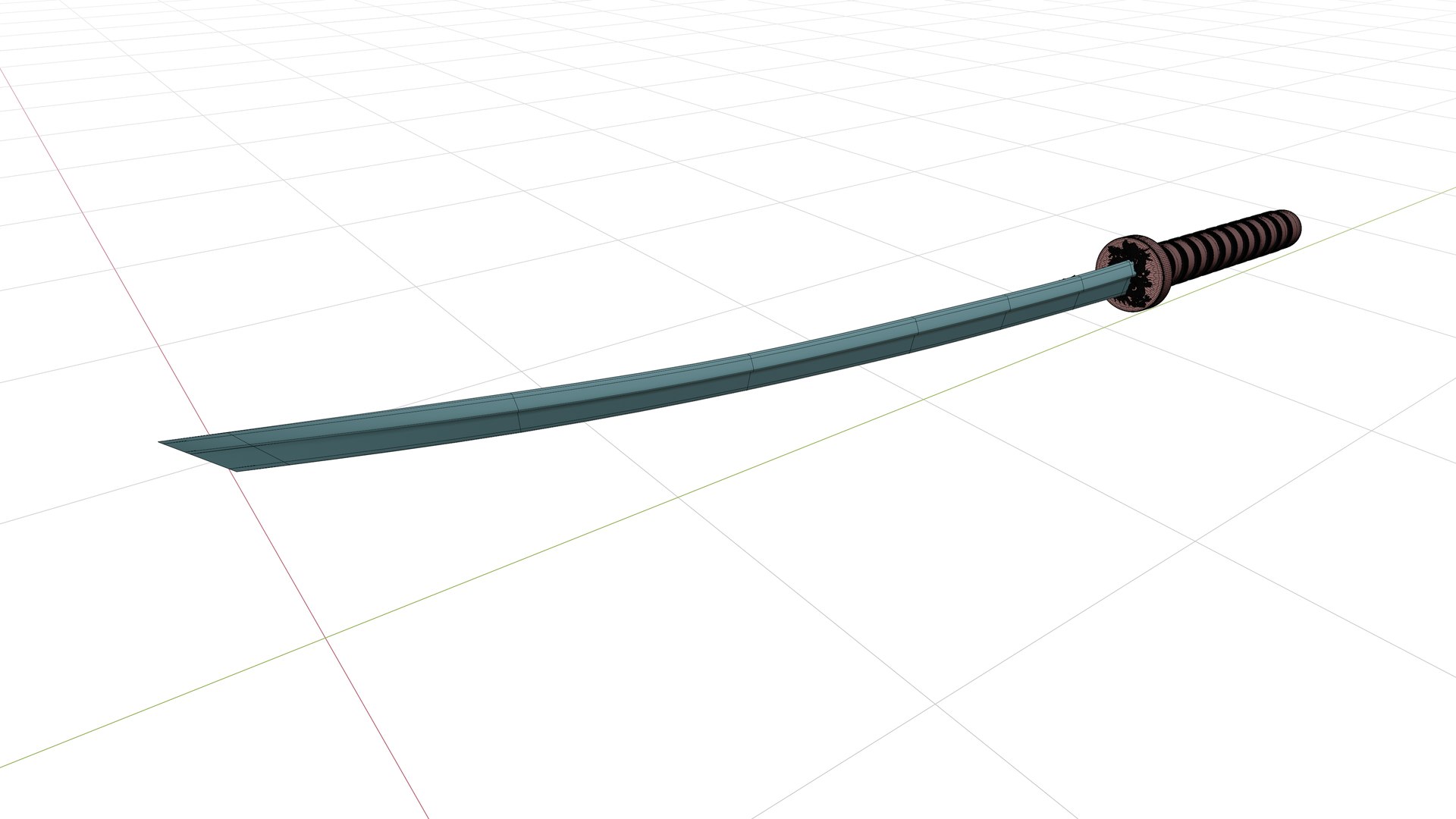 Ninjato AKA Shinobi Sword Model - TurboSquid 2235803
