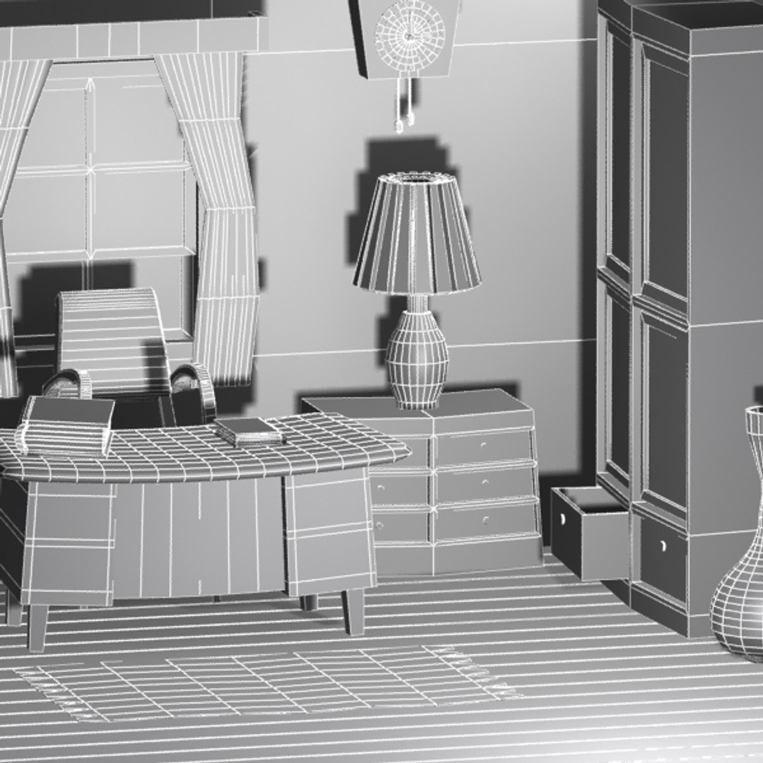 Max Cartoon Office Room