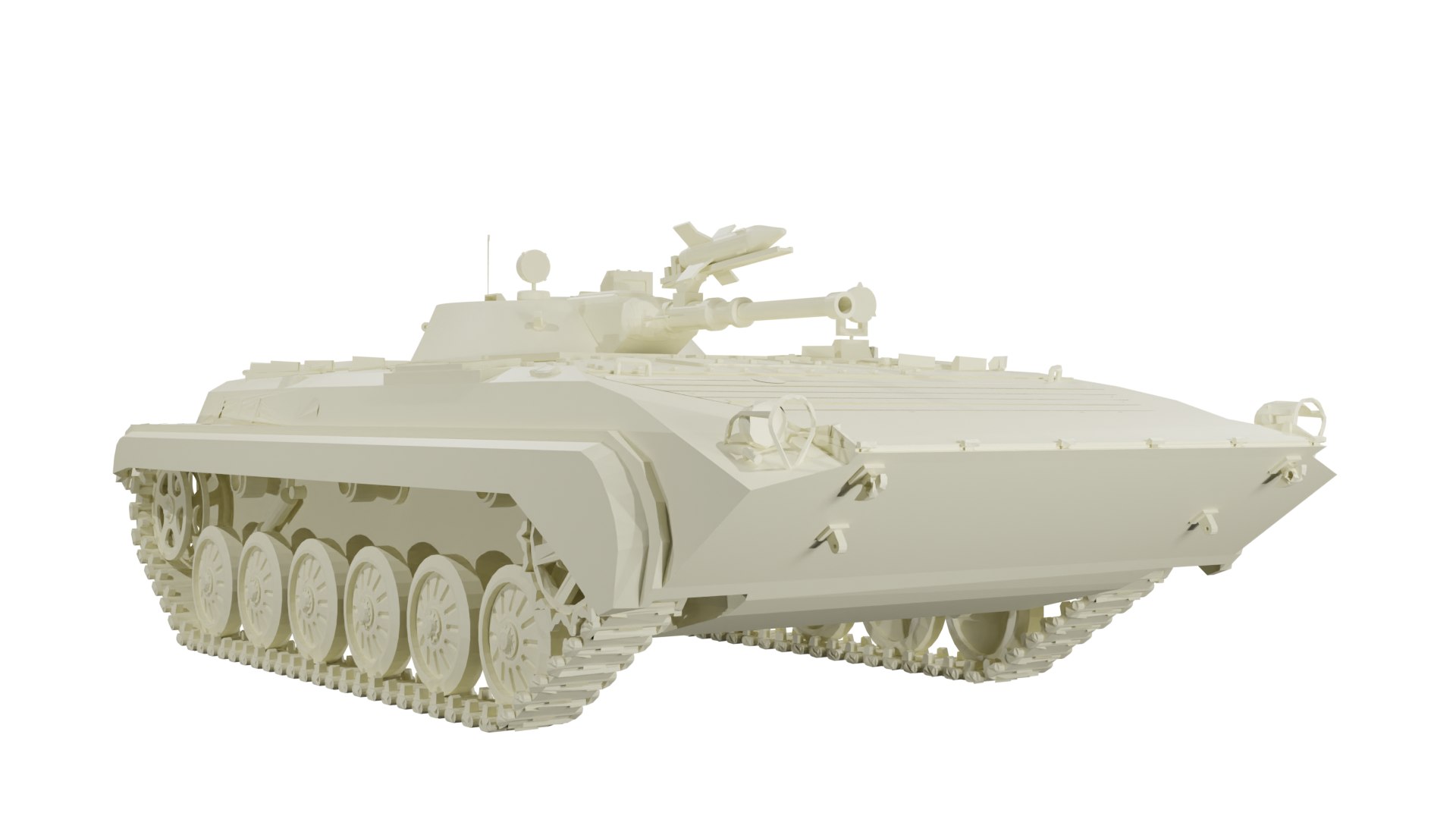 свободно 3D модель Infantry fighting vehicle BMP-1 - TurboSquid 1983644