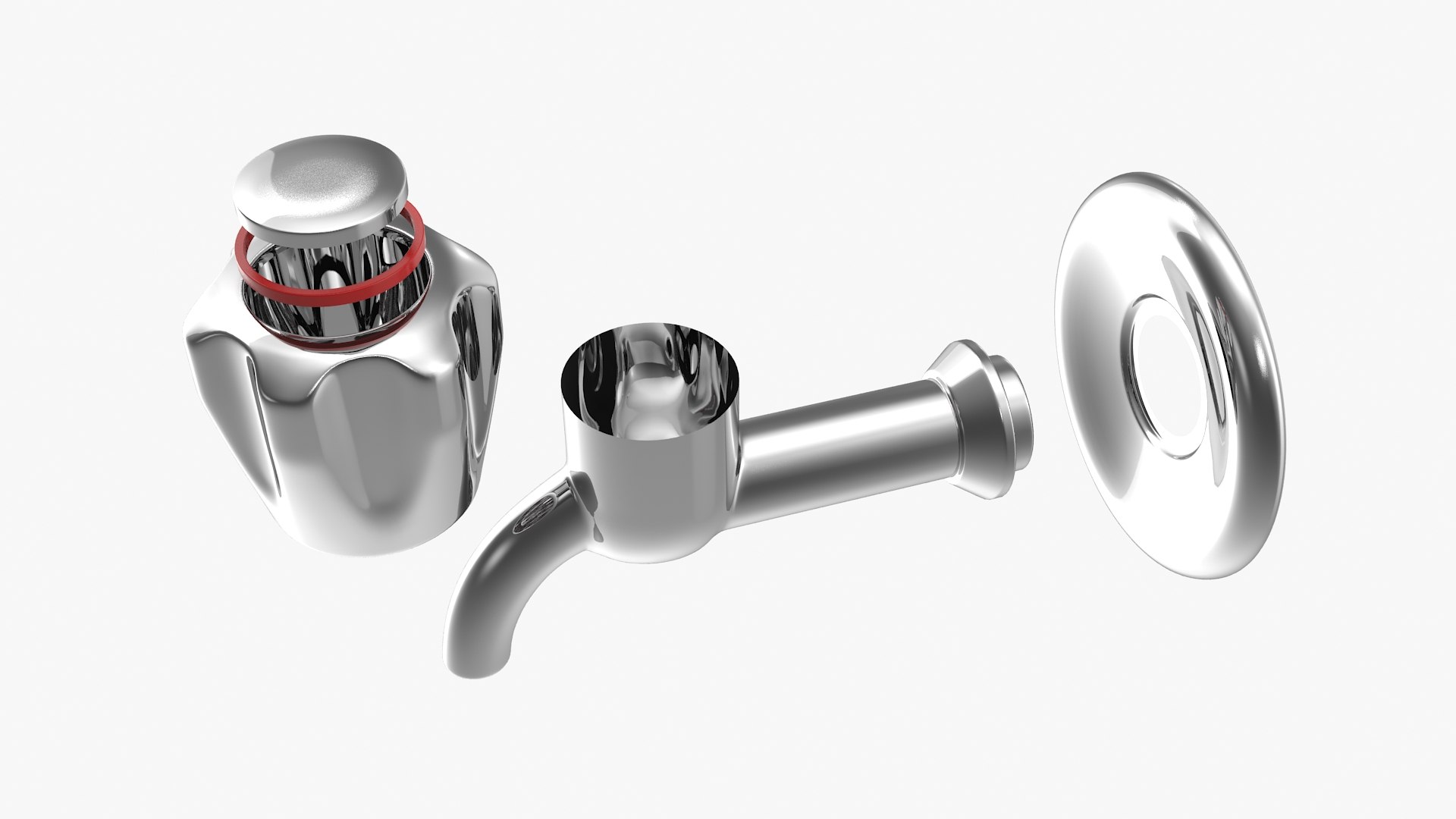 3D Tap Metallic - TurboSquid 1647127