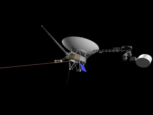 3d spacecraft voyager space model