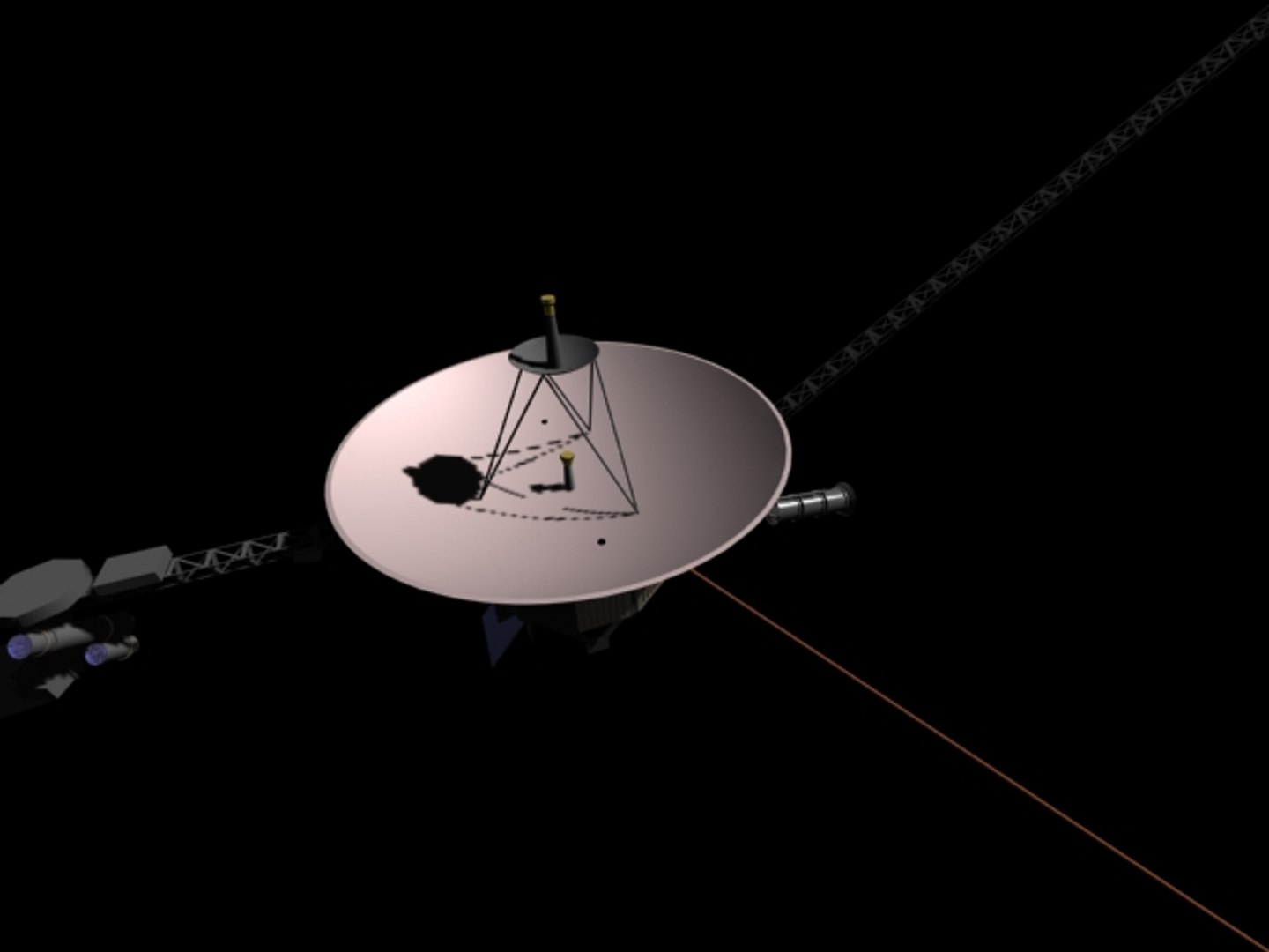 3d Spacecraft Voyager Space Model