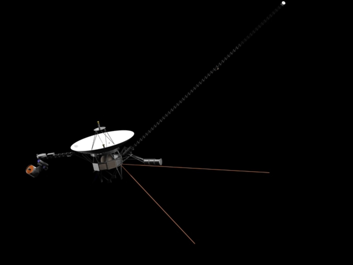 3d Spacecraft Voyager Space Model