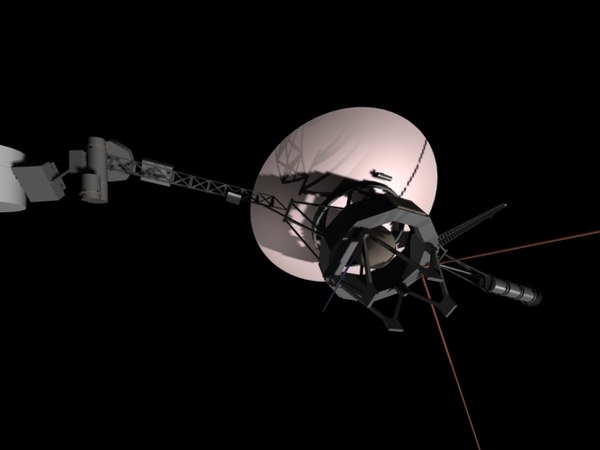 3d spacecraft voyager space model