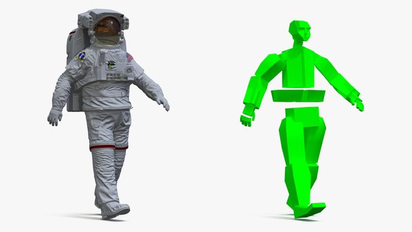 modelo 3d Unidad de movilidad extravehicular con traje espacial EMU ...