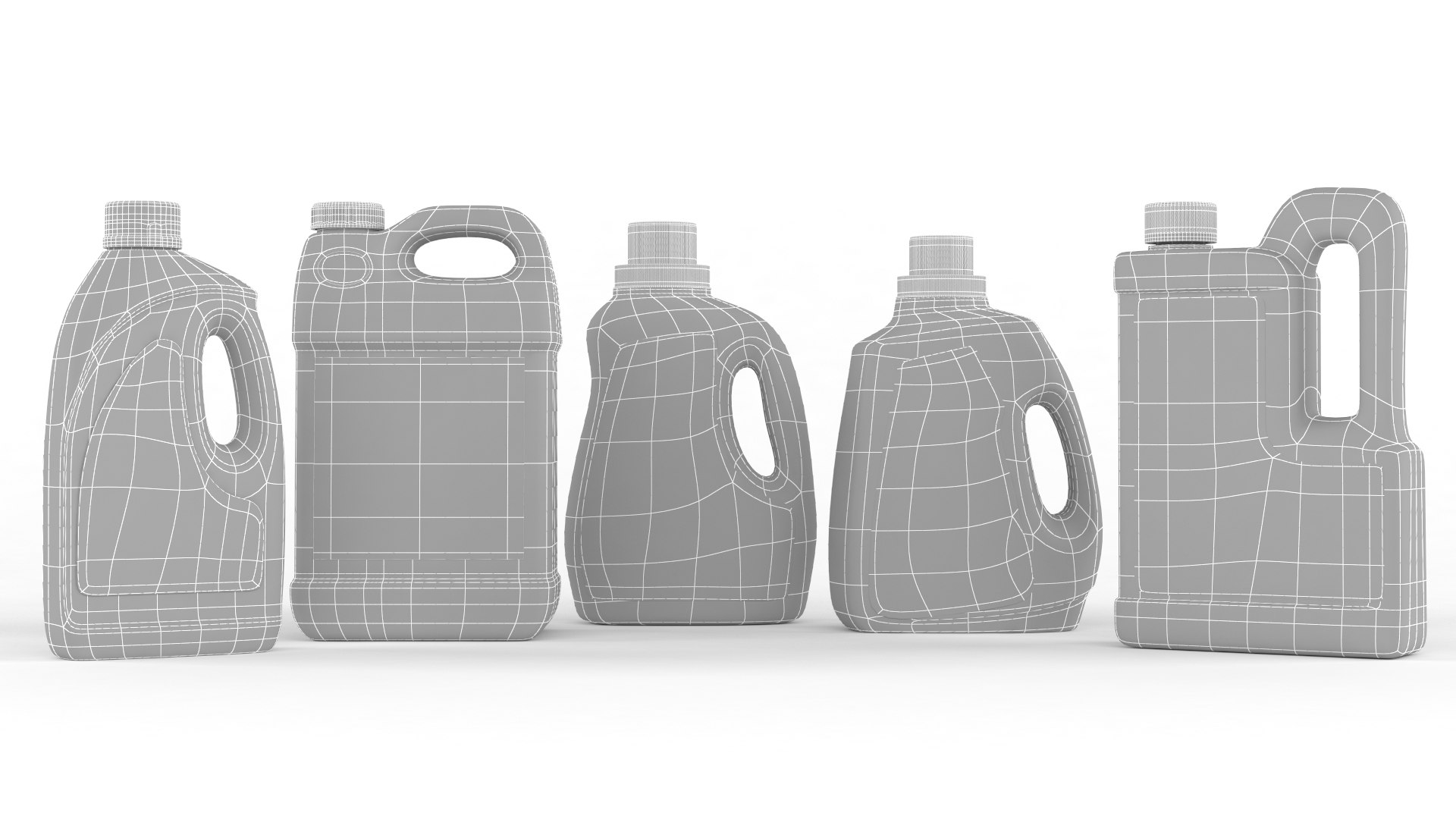 Plastic Bottles 3D Model - TurboSquid 2099781