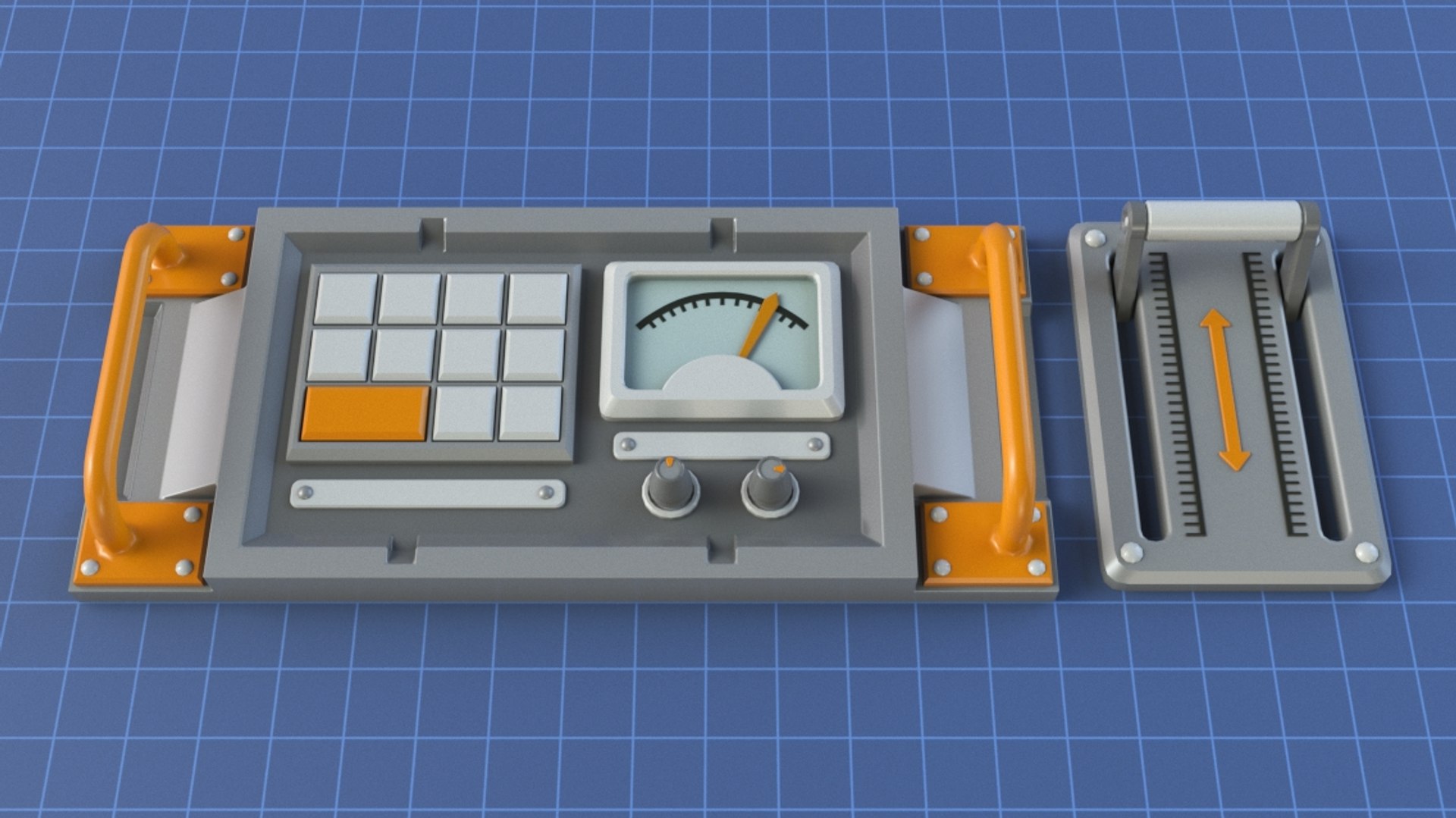 Control Panel 1 - 30 Pieces Model - TurboSquid 2133768