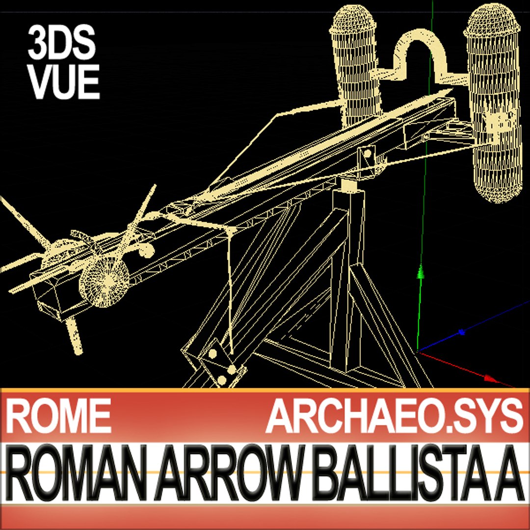3d Artillery Arrow Ballista Model