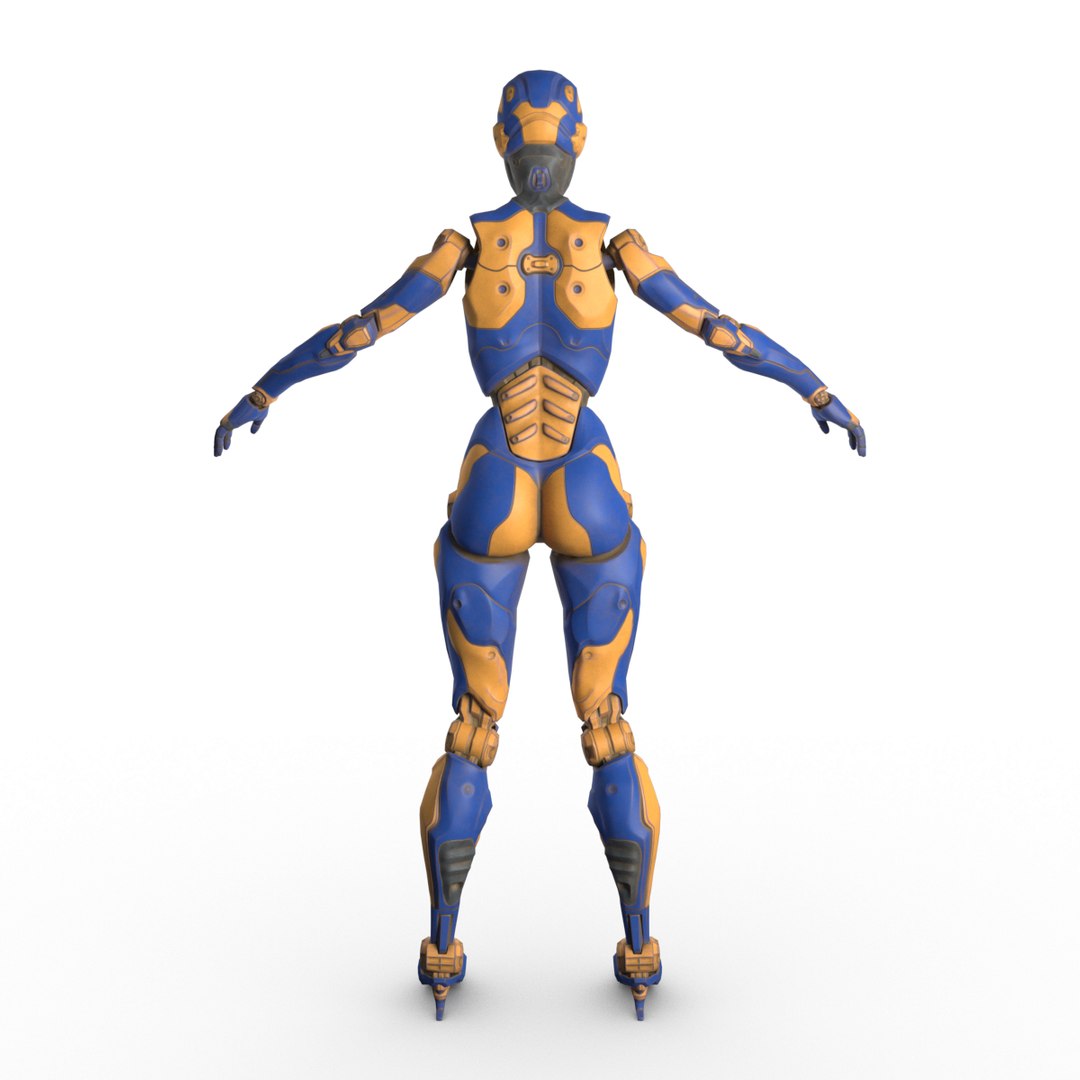 3D Female Robot Model - TurboSquid 1507463