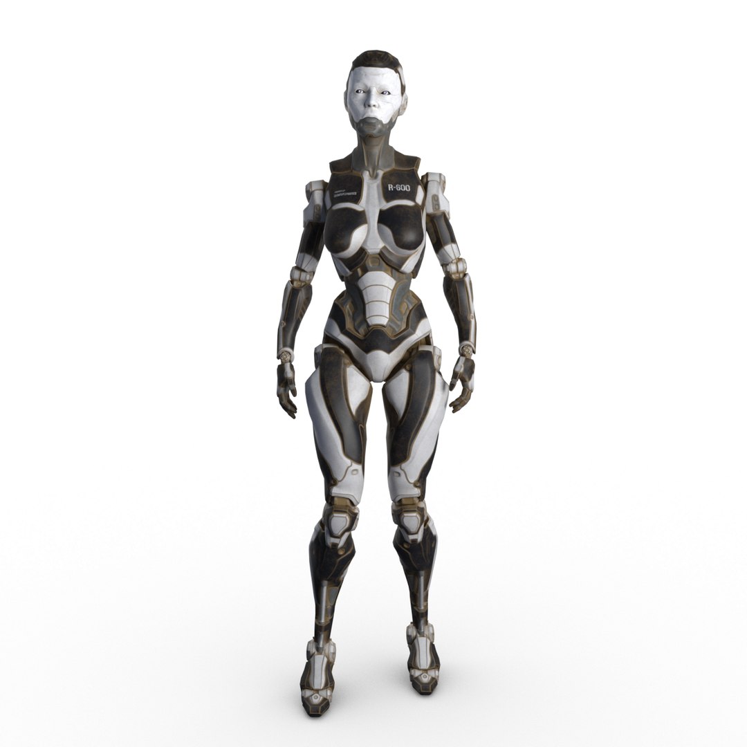 3D Female Robot Model - TurboSquid 1507463
