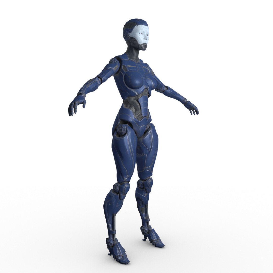 3D Female Robot Model - TurboSquid 1507463