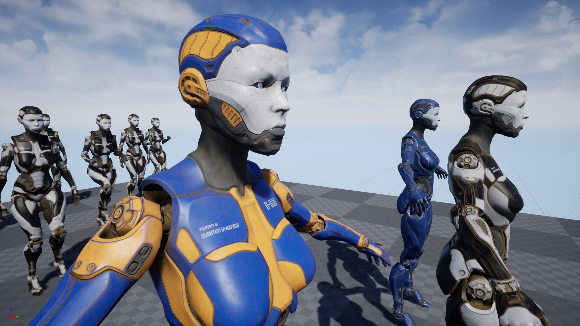 3D Female Robot Model - TurboSquid 1507463