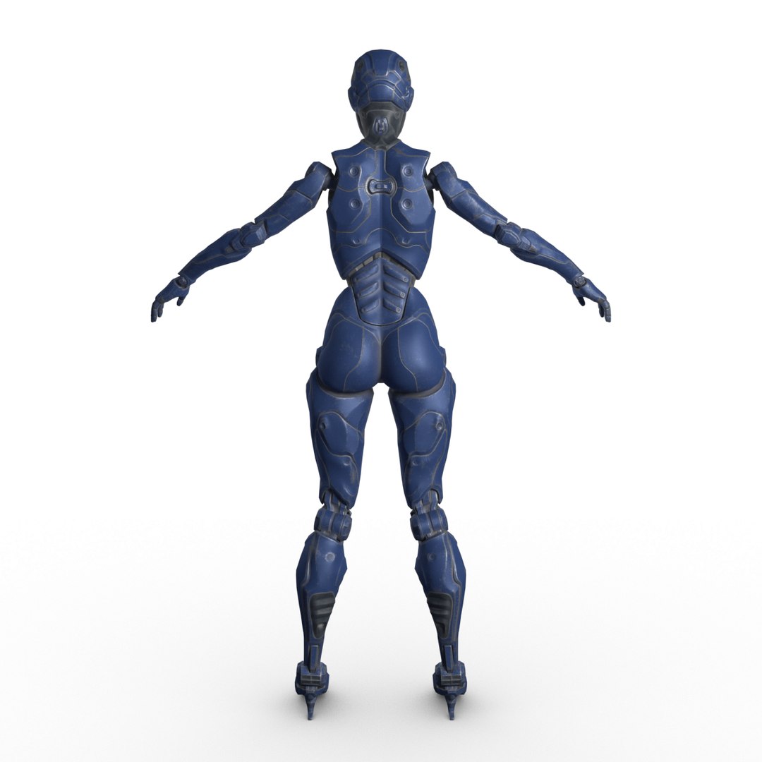 3D Female Robot Model - TurboSquid 1507463