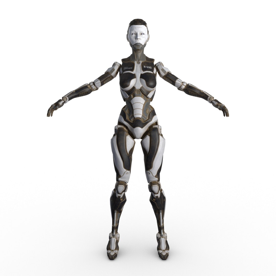 3D Female Robot Model - TurboSquid 1507463