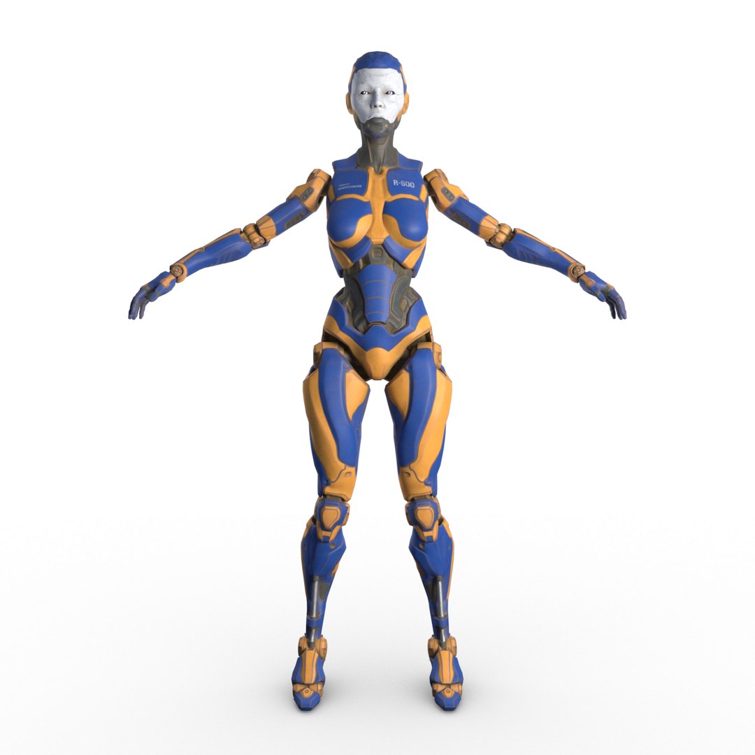 3D Female Robot Model - TurboSquid 1507463