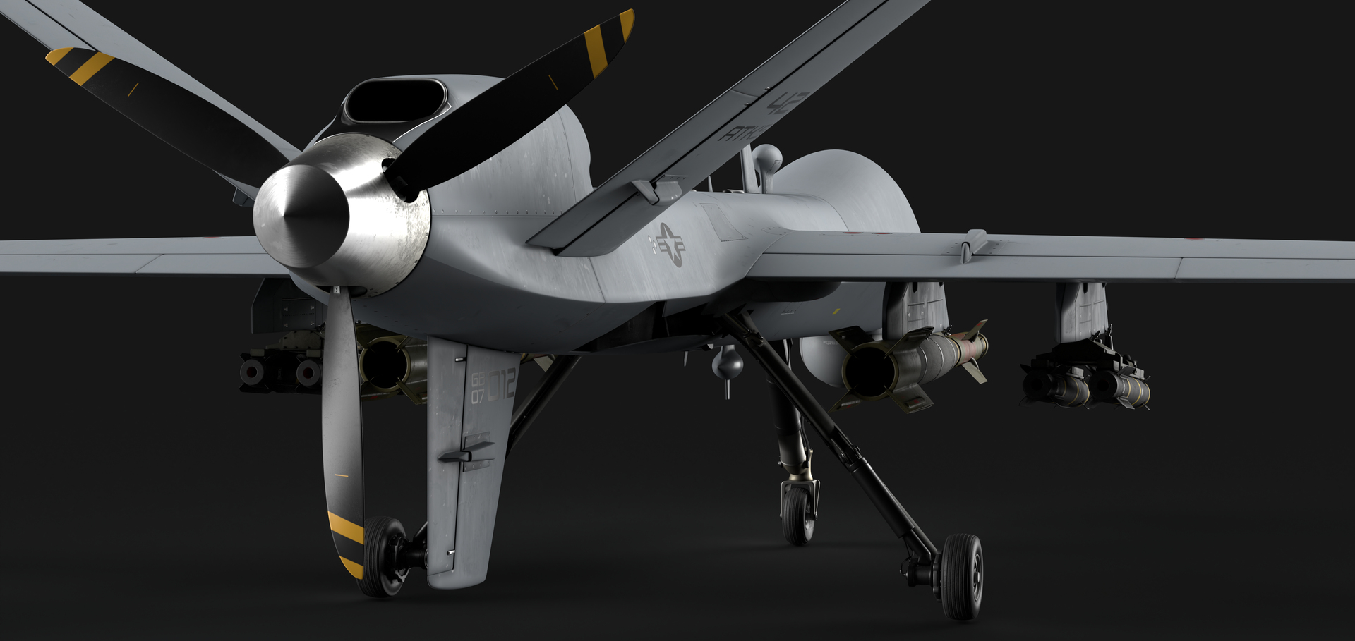 Dron General Atomics MQ-9 Reaper 8K Model 3D - TurboSquid 2043308