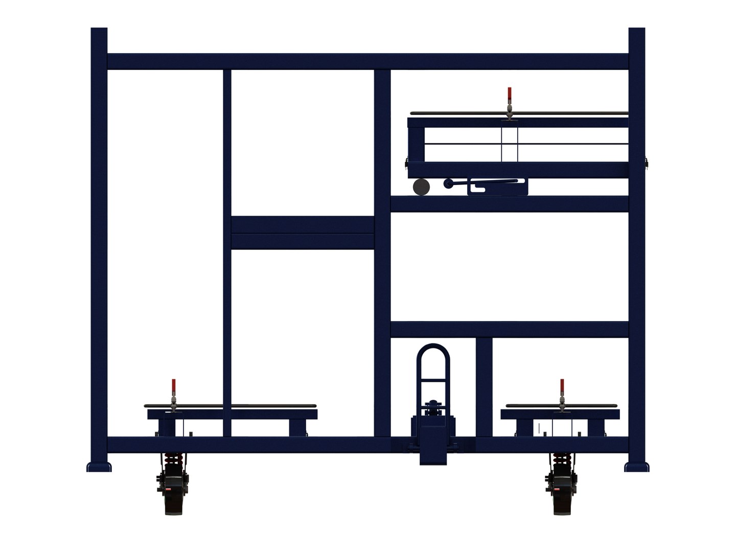 3D model Stacking Rack Trolley of Car Seat - TurboSquid 2157845
