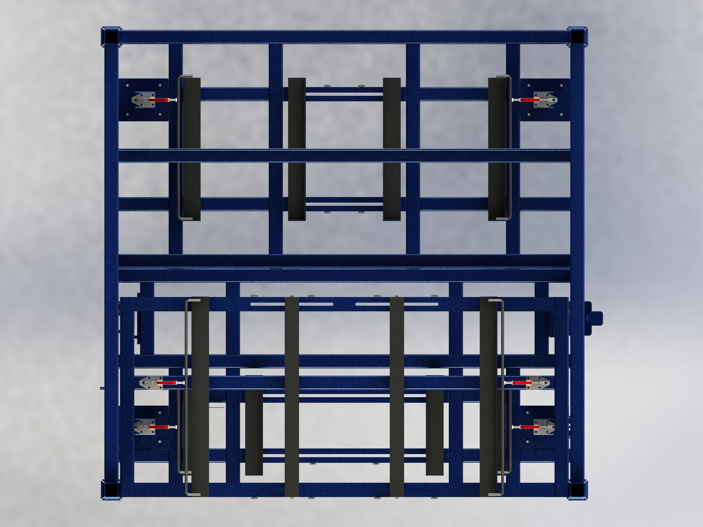 3D model Stacking Rack Trolley of Car Seat - TurboSquid 2157845