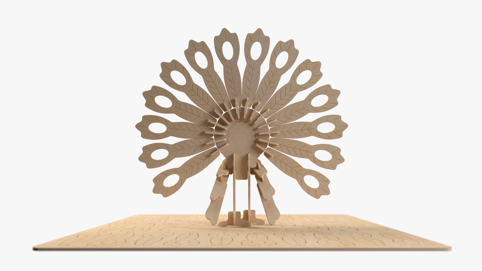 Peacock Laser Cut 3D - TurboSquid 1599841