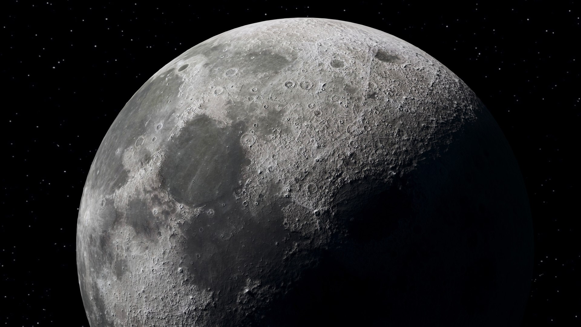 Photorealistic Moon Model - TurboSquid 2077735