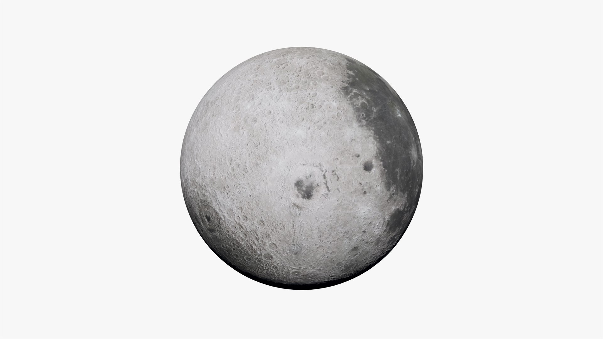 Photorealistic Moon Model - TurboSquid 2077735