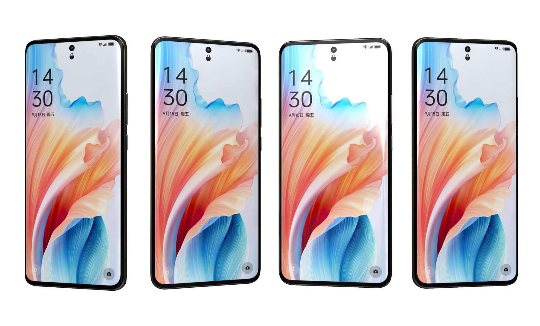 OPPO A2 Pro All Colors 3D - TurboSquid 2136546