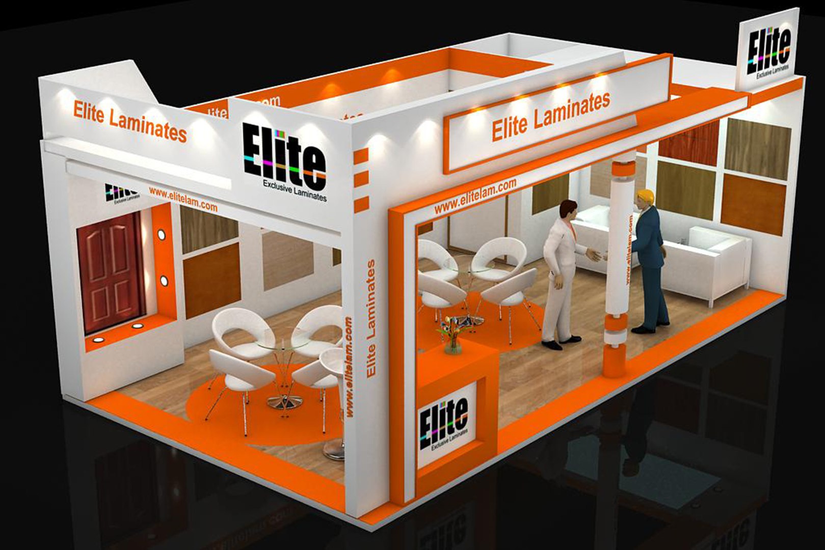 2 Side Open Stand 3D Model - TurboSquid 1996137