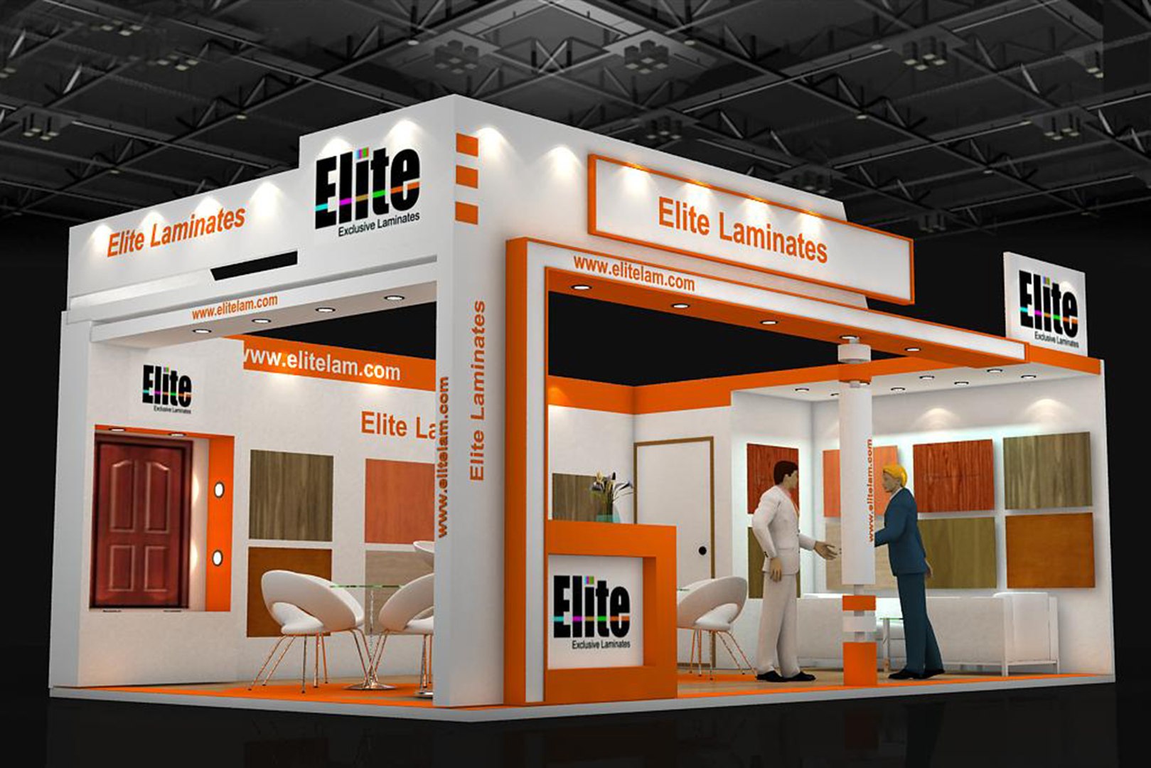 2 Side Open Stand 3D Model - TurboSquid 1996137