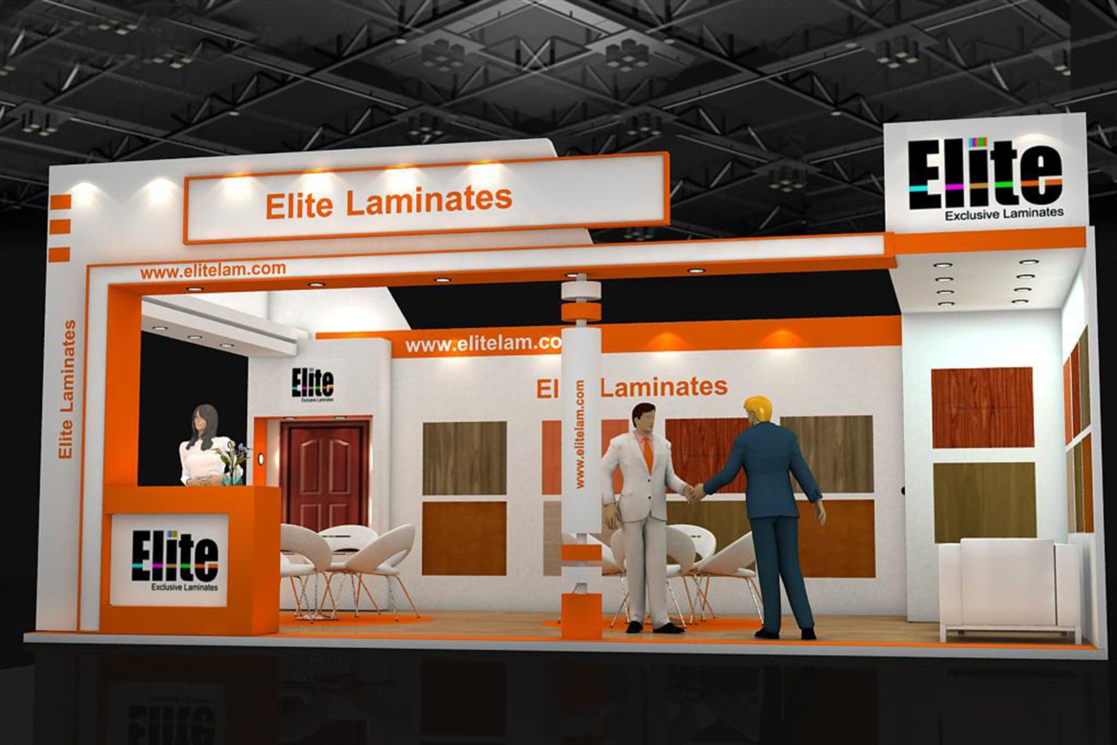 2 Side Open Stand 3D Model - TurboSquid 1996137