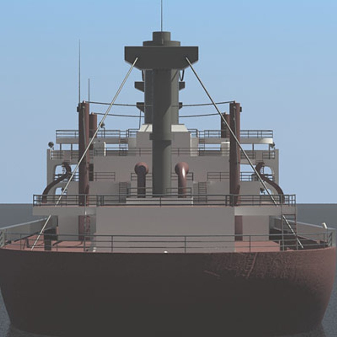 victory ship cargo 3d model
