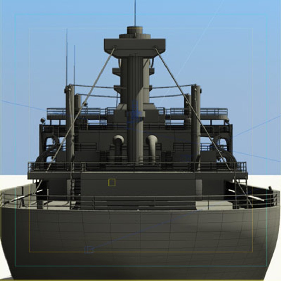 victory ship cargo 3d model