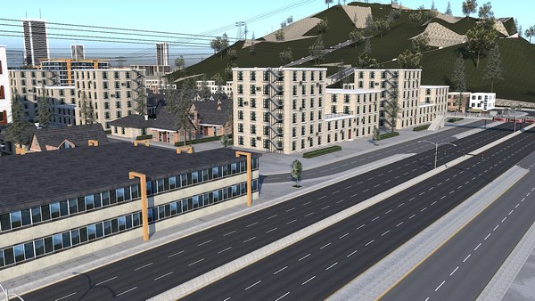 City unity 3D model - TurboSquid 1475552