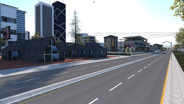 City unity 3D model - TurboSquid 1475552