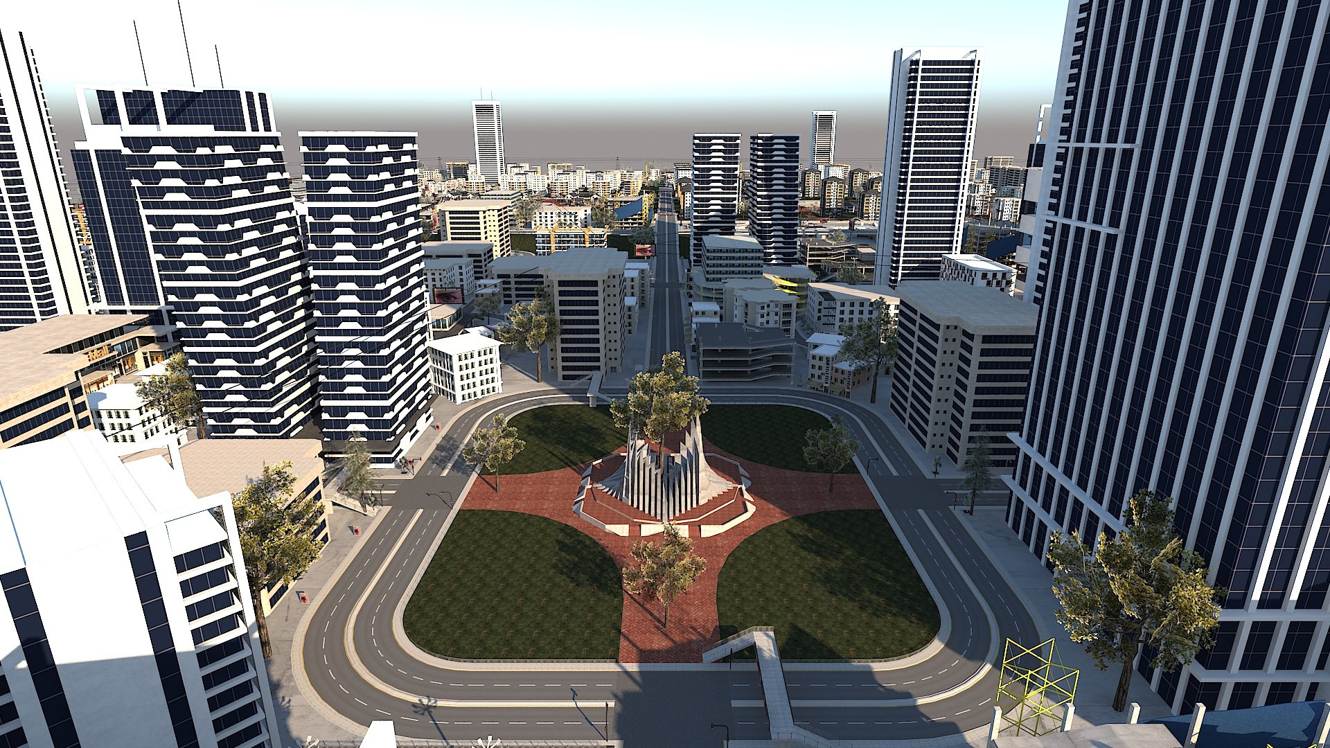 City unity 3D model - TurboSquid 1475552