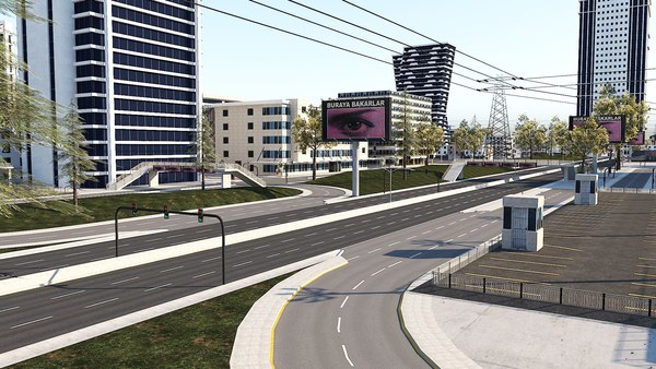 City unity 3D model - TurboSquid 1475552