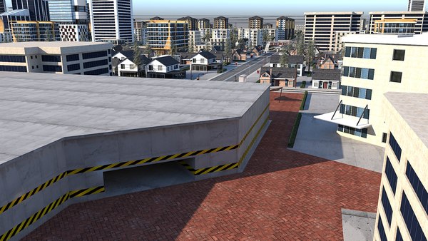 City unity 3D model - TurboSquid 1475552