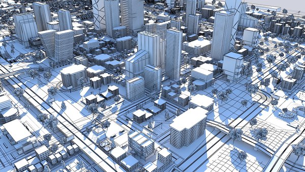 City unity 3D model - TurboSquid 1475552