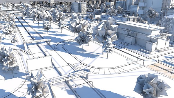 City unity 3D model - TurboSquid 1475552