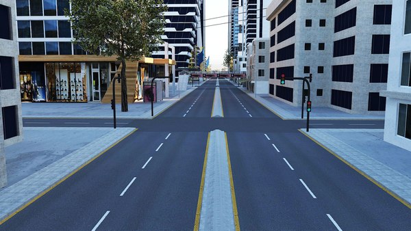 City unity 3D model - TurboSquid 1475552