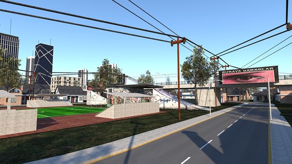 City unity 3D model - TurboSquid 1475552