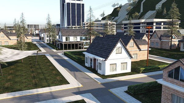 City unity 3D model - TurboSquid 1475552