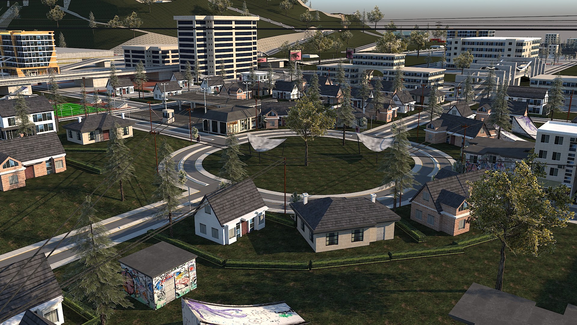 City unity 3D model - TurboSquid 1475552