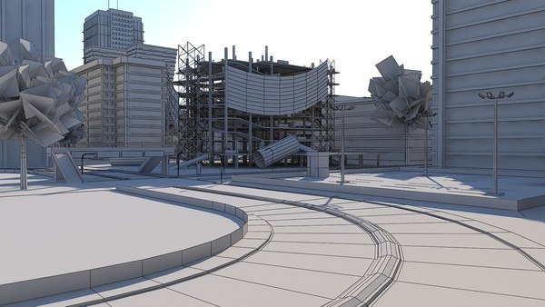 City unity 3D model - TurboSquid 1475552