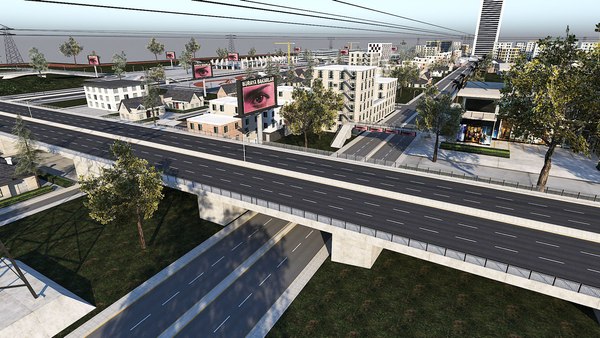 City unity 3D model - TurboSquid 1475552