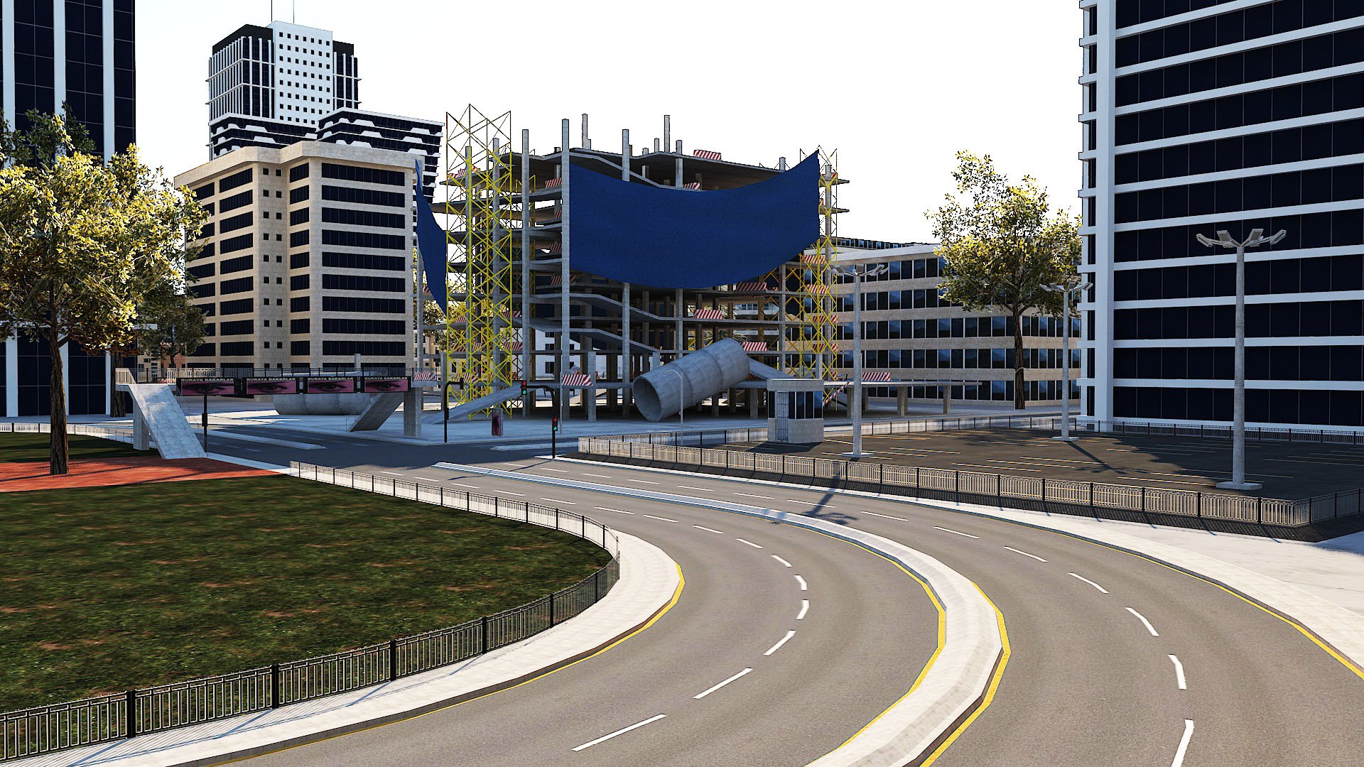 City unity 3D model - TurboSquid 1475552