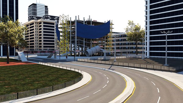 City unity 3D model - TurboSquid 1475552